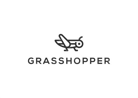 Premium Vector Grasshopper Logo Design Vector Illustration