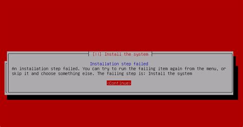 INSTALL THE SYSTEM INSTALLATION STEP FAILED Popoler Berita Indonesia