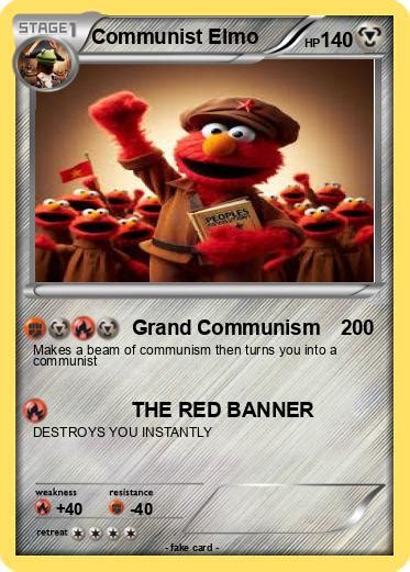 Pokémon Communist Elmo Grand Communism My Pokemon Card