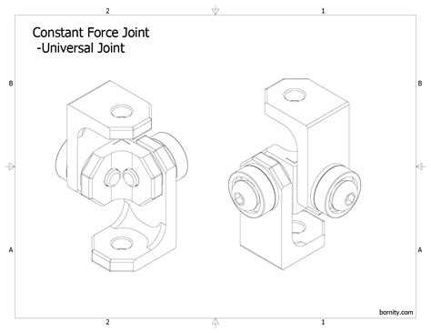 Constant Force Joints A New Use For 608 Bearings Bornity Blogs