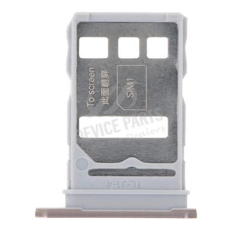 Sim Card Tray For Honor Dual Card Version Silver Ori