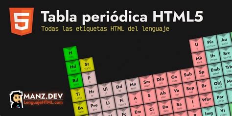 👨‍💻josé Román Hernández Martín En Linkedin Tabla Periódica De Html5 Html En Español
