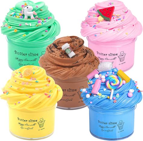 Butter Slime Kit 5 Pack Scented Candy Christmas Nepal Ubuy