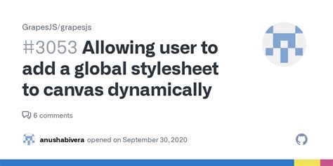 Allowing User To Add A Global Stylesheet To Canvas Dynamically · Issue