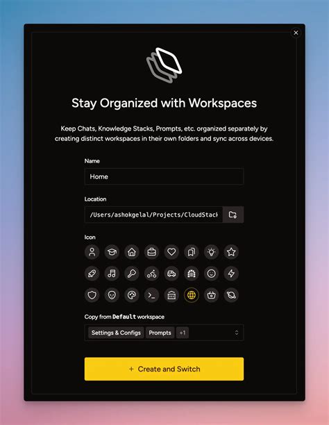 Share Msty Data Between Devices Using Workspaces Msty Docs