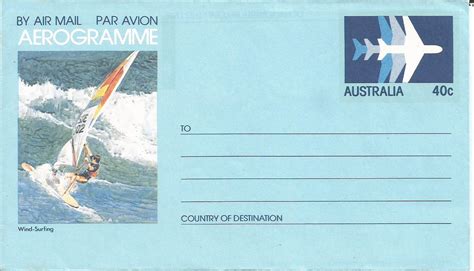 Aerogrammes Of Australia On Adventure Sports 1983 Stamp Digest