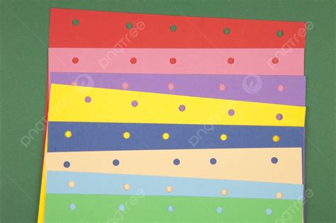 구멍이 있는 다채로운 종이 노트 사진 배경 및 무료 다운로드를위한 그림 Pngtree