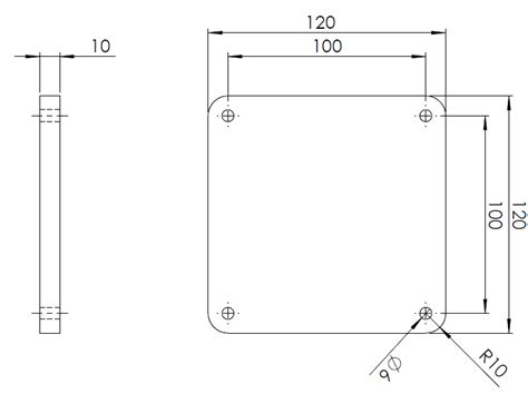 Rectangular Square Scalable Cover Lid 4 Holes By The Sloppy Apprentice