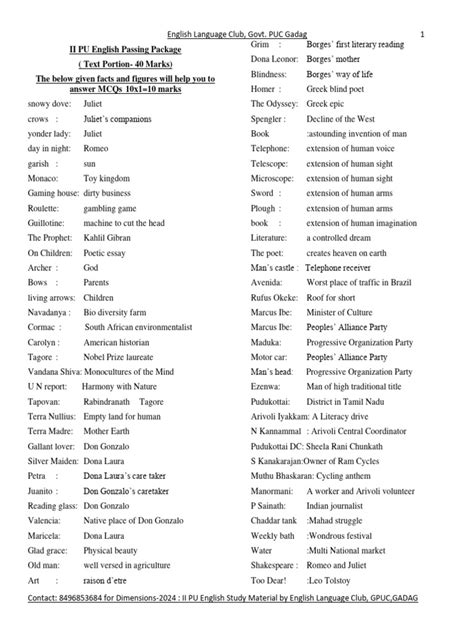 English Passing Package Pdf Romeo And Juliet Characters In Romeo