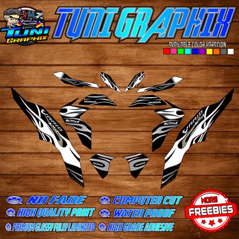 Honda Click 125i V3 V4 Vario Fire Special Decals W Freebies Lazada Ph