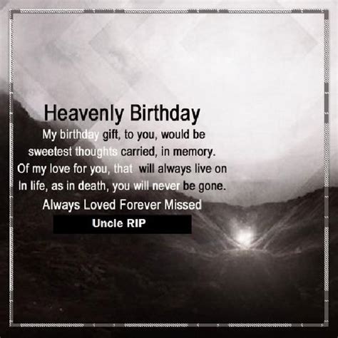 Happy Birthday Uncle In Heaven Wishesgreeting