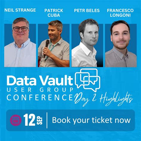 Data Vault User Group On Linkedin Datavault Dataconference