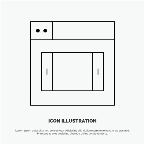 Web Design Mobile Line Icon Vector Vector Art At Vecteezy