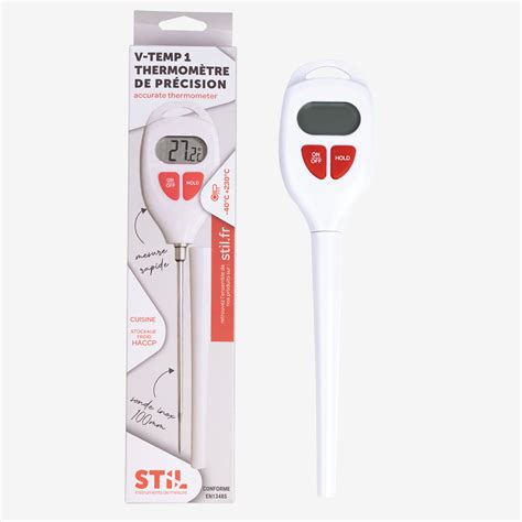 Waterproof Stainless Steel Probe Thermometer 100 Mm Haccp Compliant