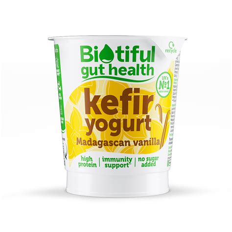Biotiful Kefir Yogurt Madagascan Vanilla 350g Biotiful Gut Health