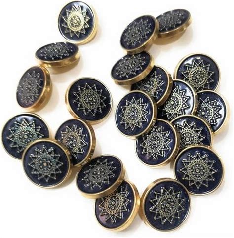 Brass Designer Coat Button At Rs 7 Piece In Thane Id 2853525337688