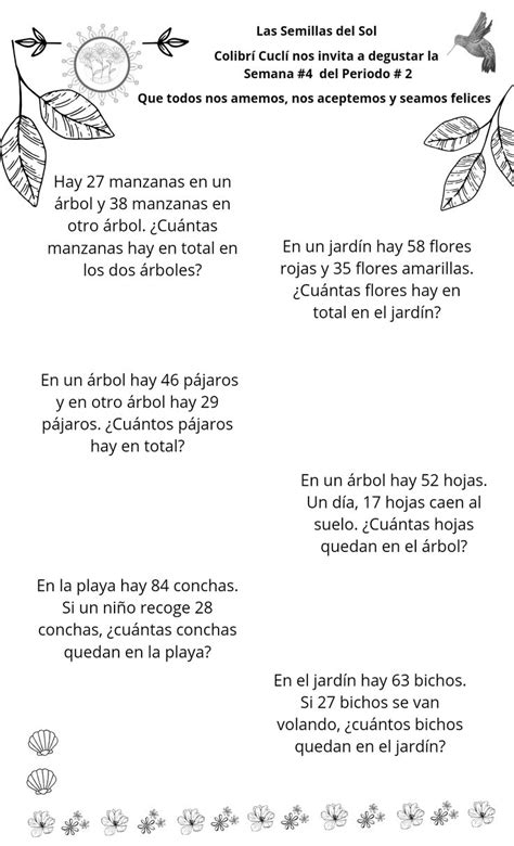 Sumas Llevando Y Restas Prestando Matematicas Primero De Primaria