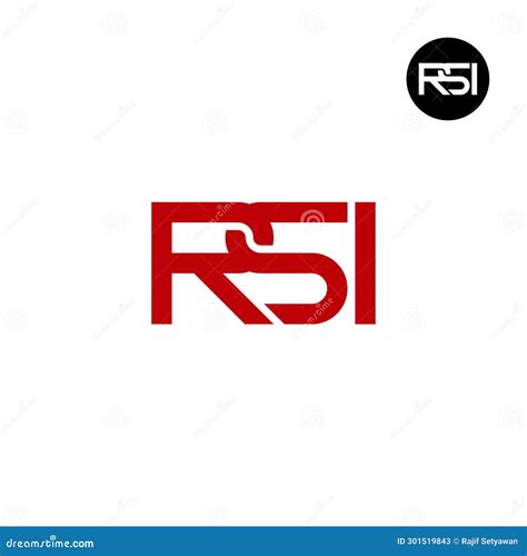 Letter Rsi Monogram Logo Design Stock Vector Illustration Of Abbreviation Lettermarks 301519843