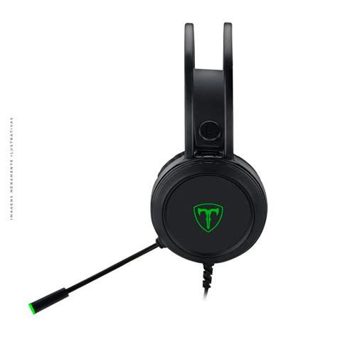 Headset Gamer T Dagger Ural P2 Preto E Verde T Rgh202