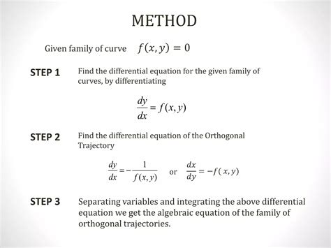 Orthogonal Trajectories Pptx Physics Science Orthogonal Trajectories Pptx Physics Science