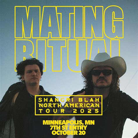 Mating Ritual ★ 7th St Entry First Avenue