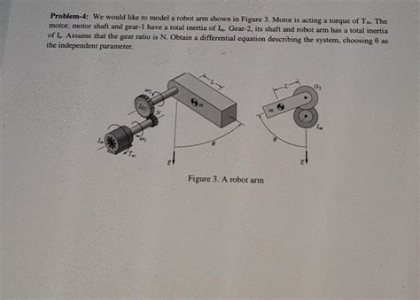Solved Problem We Would Like To Model A Robot Arm Shown Chegg