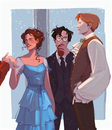 Hermione Harry And Ron Harry Potter Comics Harry Potter Drawings