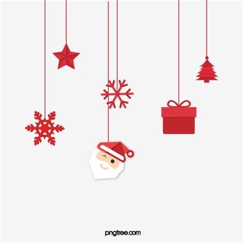 종이 컷 산타 클로스 펜 던 트 테두리 손으로 그린 종이 컷 크리스마스 펜 던 트 빨간 종이 컷 산타 클로스 펜 던 트 테두리 Png 일러스트 및 벡터 에 대한 무료