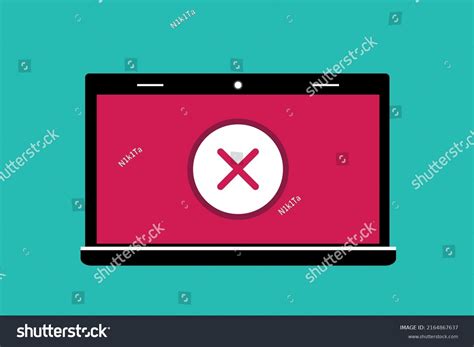 Error Laptop Exit Man Over 1 Royalty Free Licensable Stock Vectors