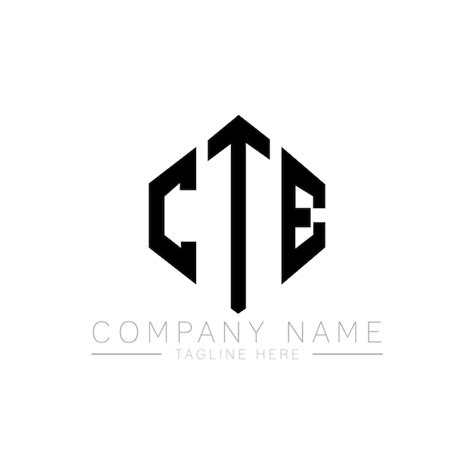 Premium Vector Cte Letter Logo Design With Polygon Shape Cte Polygon And Cube Shape Logo