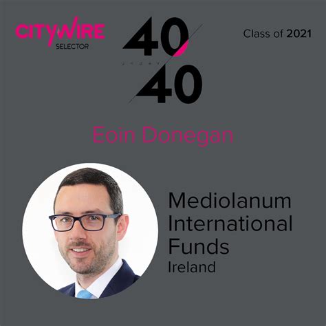 Eoin Donegan On Linkedin Cwselector40under40 10 Comments