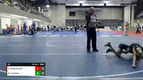 65 Lbs Semis 4 Team George Rosenbrook Fulda Murray County Central Vs Benjamin Locklear Roseau