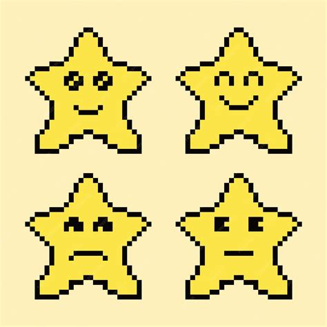 픽셀 아트 빈티지 미학 레트로 스프라이트 디자인 프리미엄 벡터