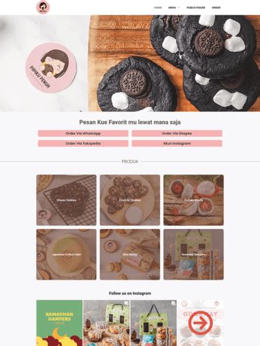 Contoh Landing Page Keren Untuk Berbagai Produk MENGHADIRKAN