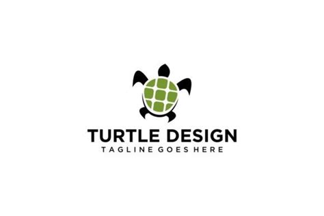 Vector Logo Illustration Turtle Graphic By Ashalina · Creative Fabrica