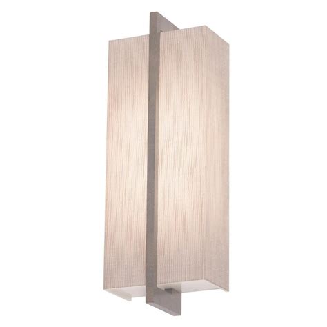 Afx Apex 14 Inch Led Wall Sconce Brown Weathered Grey