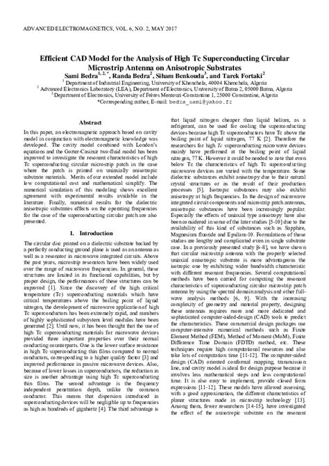 Pdf Efficient Cad Model For The Analysis Of High Tc Superconducting
