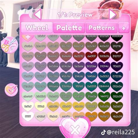 codes 4 u in 2025 hex color codes impress dress to impress