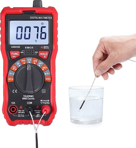 Proster Digital Multimeter 6000 Counts True Rms Auto Ranging Ncv Acdc
