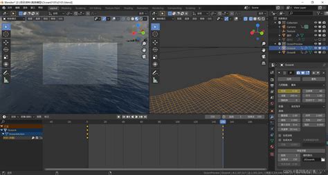 blender海浪动画渲染 blender 渲染海面 csdn博客