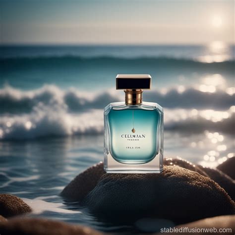 Realistic Ocean Scene For Perfume Ad Stable Diffusion Online