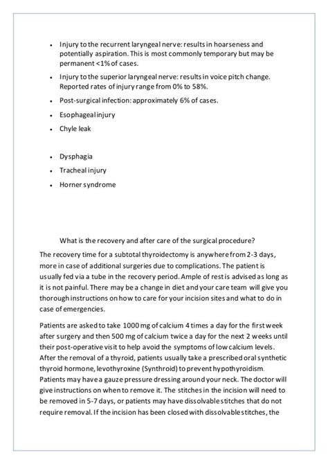 Subtotal Thyroidectomy Document Docx