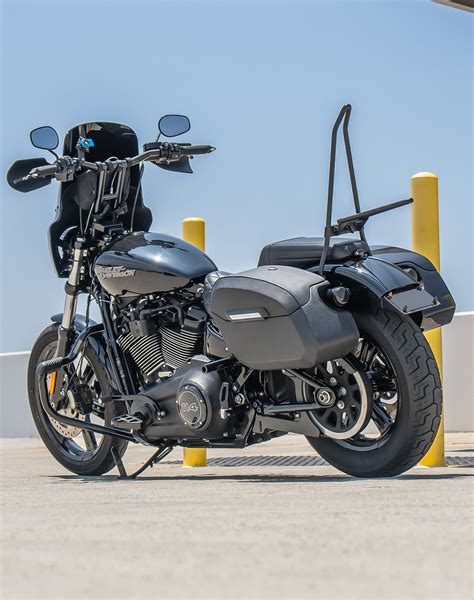 Viking Darkin Large Quick Mount Harley Softail Street Bob Fxbb Leather