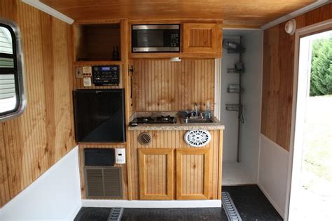 10 Best Enclosed Trailer Camper Conversion Ideas Pictures Inside