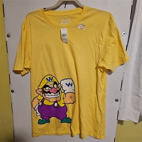 Nintendo Shirts Nwt Wario Super Mario Tshirt Mens Size Large