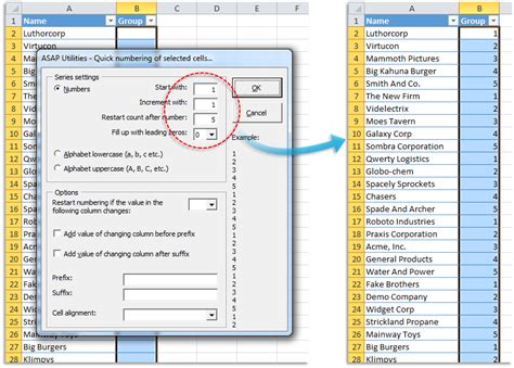 Tip Auto Numbering On Steroids ASAP Utilities Blog