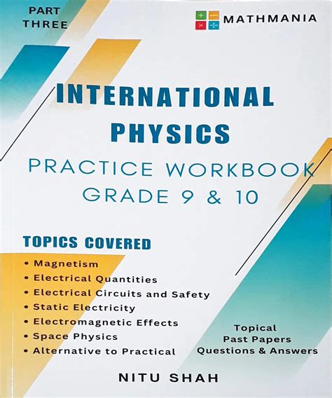 Igcse Physics Part 3 0625 Practice Workbook Books And You