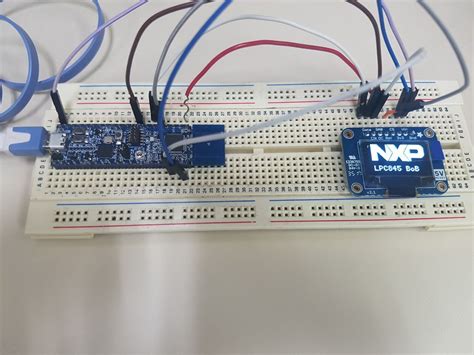 Oled Display Application Example Using Lpc845 Breakout Board And Spi