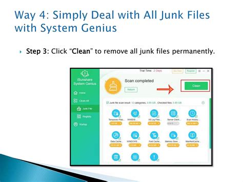 How To Delete All Junk Files From Computer Pptx Operating Systems Computer Software And