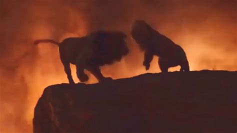The Lion King 2019 Simba Vs Scar Youtube